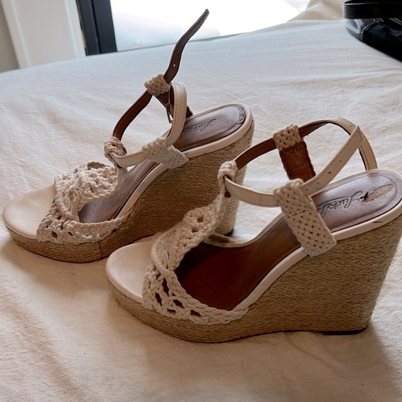 Lucky Brand | Shoes | Cutest Macrame Wedges | Poshmark